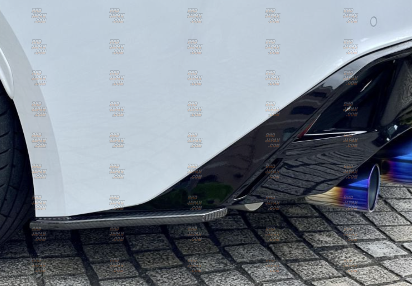 LEMS Rear Under Splitter Carbon Fiber with Clear Coating - Lexus IS500 ...