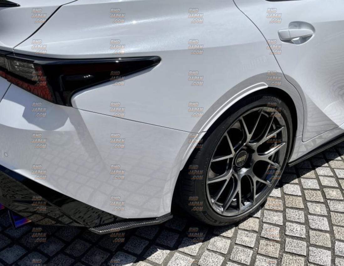 LEMS Rear Under Splitter Carbon Fiber with Clear Coating - Lexus IS500 ...