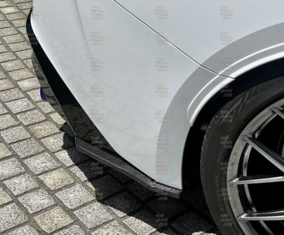 LEMS Rear Under Splitter Carbon Fiber with Clear Coating - Lexus IS500 ...