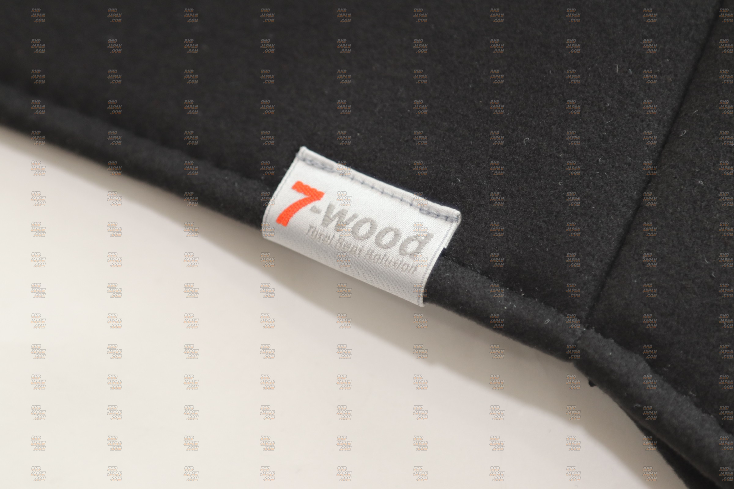 7-Wood Recaro Side Support Cover Set - SR-6 FK Black Double Red Stitch ...