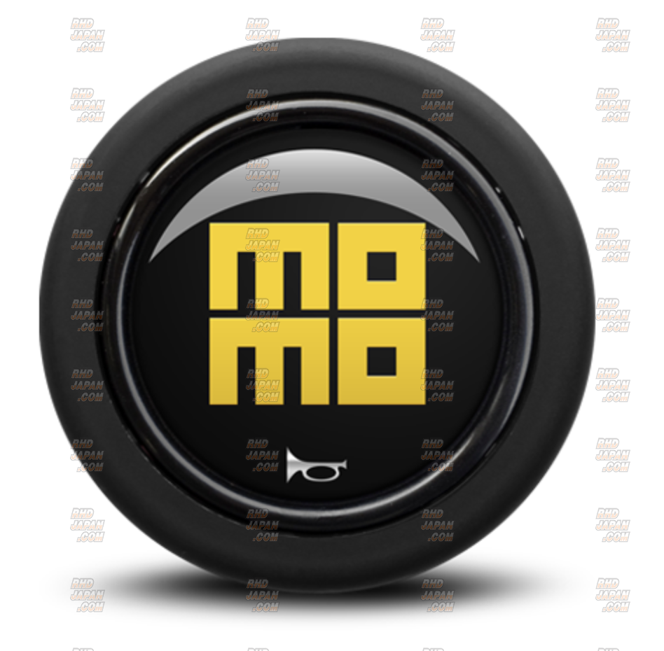 MOMO Horn Button - MOMO Yellow Heritage - RHDJapan