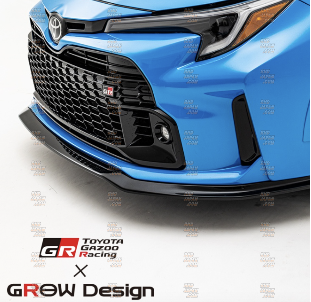Grow Motorsports Grow Design Front Under Diffuser & Garnish Black 202 ...