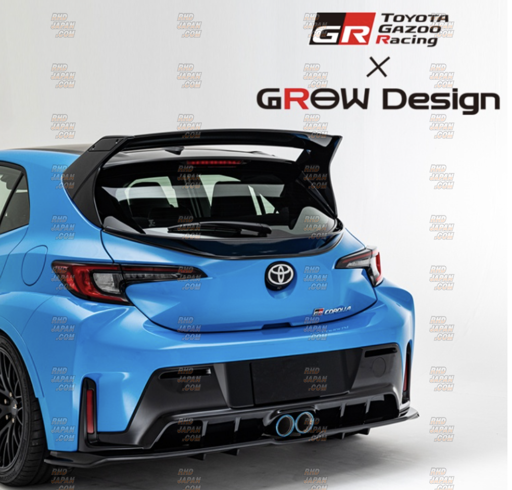 Grow Motorsports Grow Design Rear Under Diffuser Black 202 ABS - GR ...
