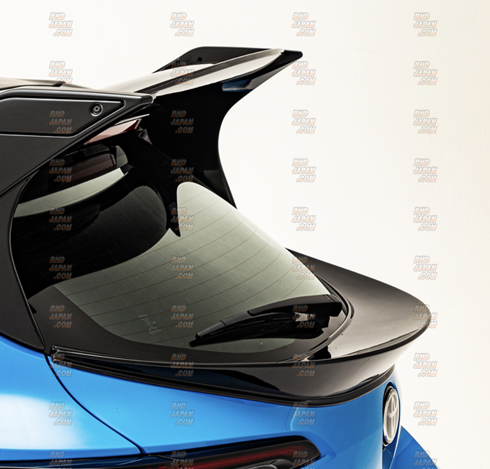 Grow Motorsports Grow Design Trunk Gate Spoiler Black FRP - GR Corolla ...