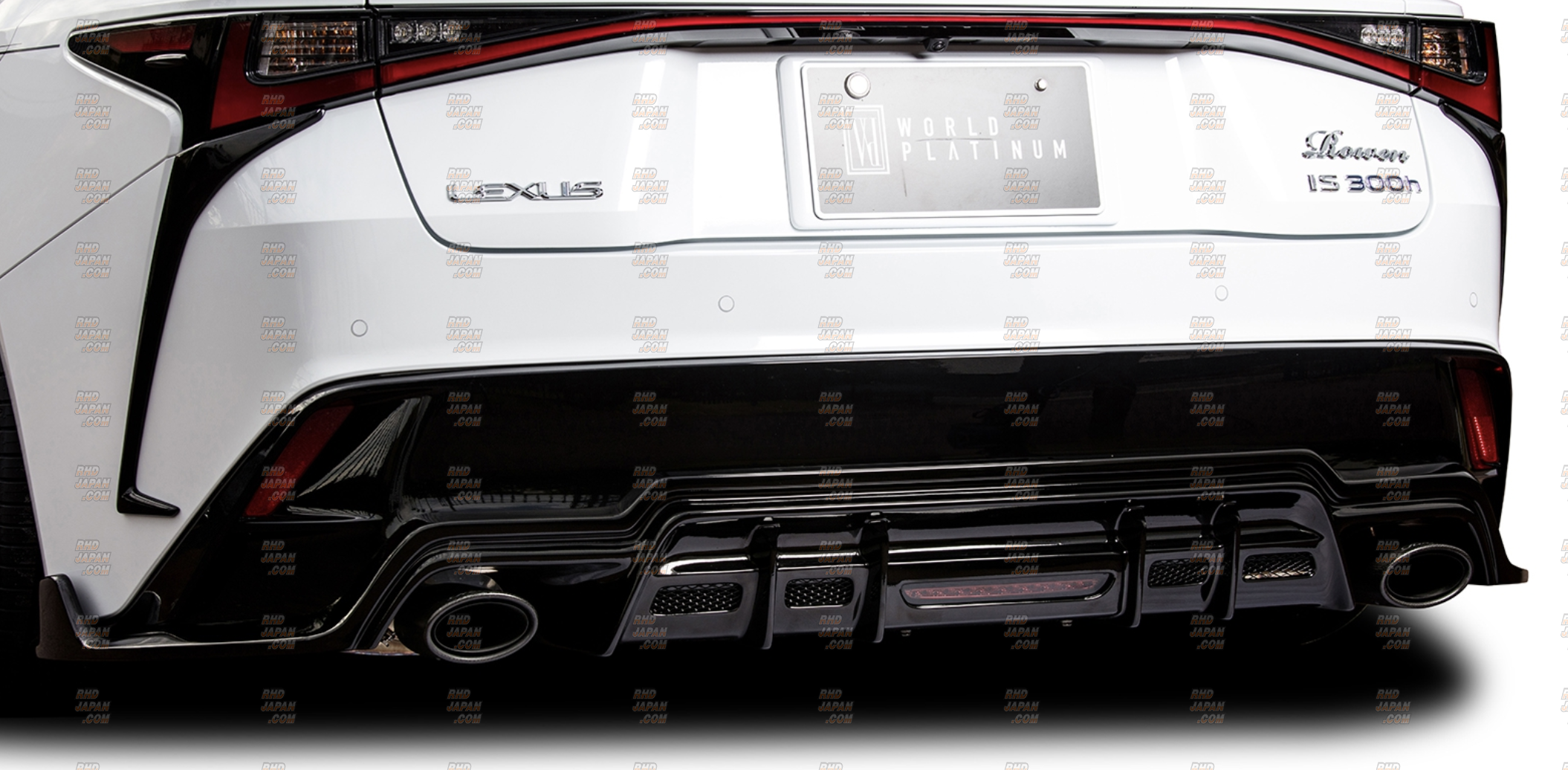 Rowen World Platinum Rear Bumper Extension Carbon Fiber - Lexus IS F ...
