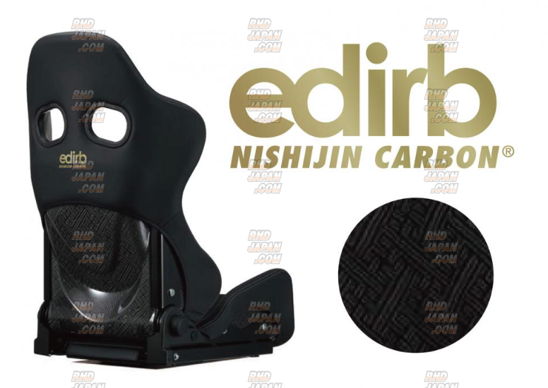 Bride Reclining Bucket Seat edirb 172 NC Nishijin Carbon - Grey Stitch ...