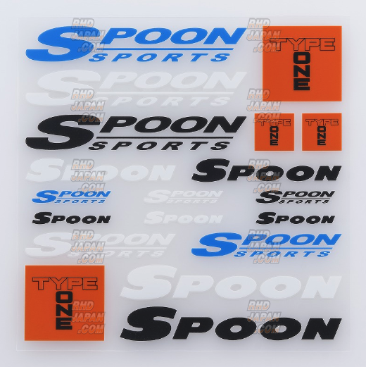 Spoon Sports Mini Sticker Set - RHDJapan