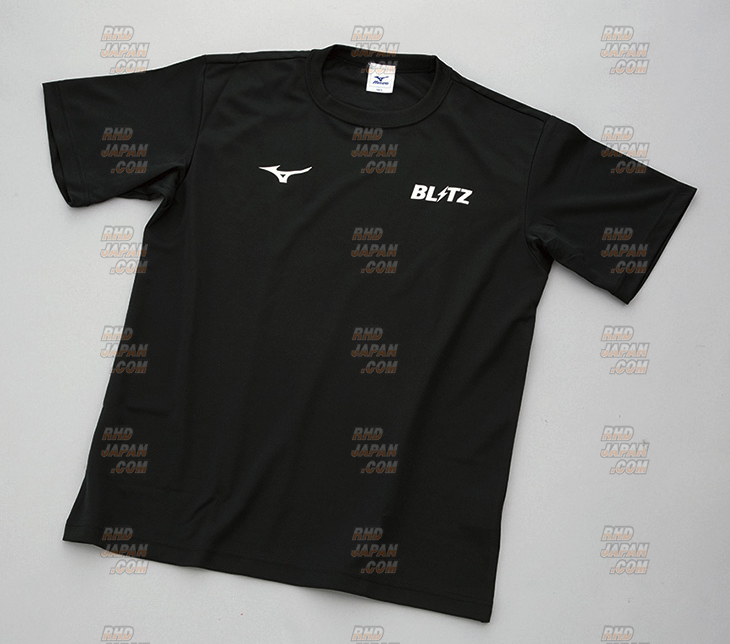 Blitz X Mizuno Quick Dry T-Shirt Black - Small - RHDJapan
