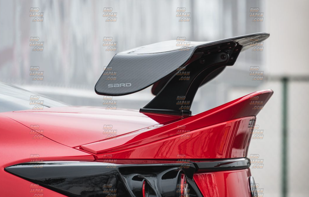 Sard LSR Carbon Wing Twill Weave Urethane Coating Mid Type.L Mount Stay ...