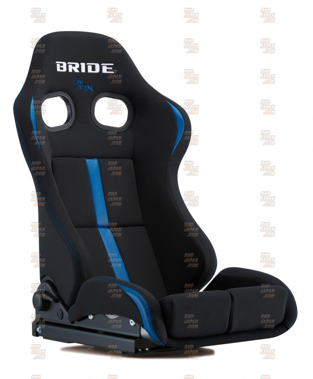 BRIDE Stradia III Reims Low Max Reclining Bucket Seat - Black X Blue ...