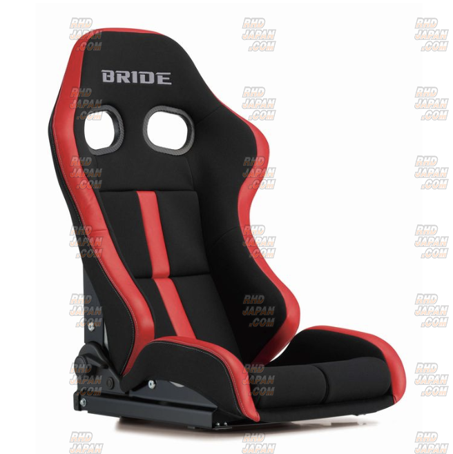 BRIDE Stradia III EVO-S Low Max Reclining Bucket Seat - Black X Red Low ...
