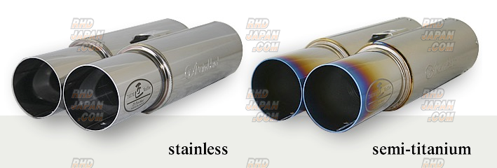 Reinhard #3 Cannonball Dual Universal Muffler Exhaust Stainless Steel ...