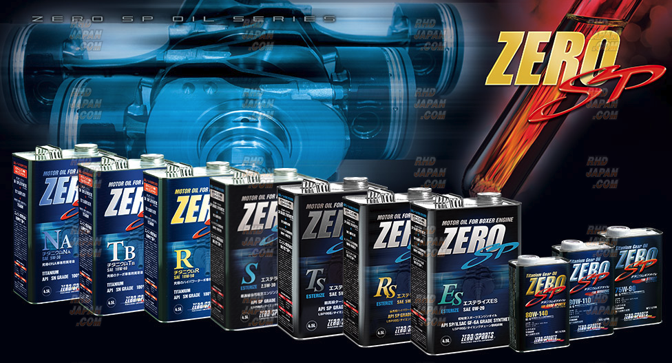 Zero Sports Zero SP Titanium R Engine Oil - 10W-50 SN Grade 4.5L X 4 ...