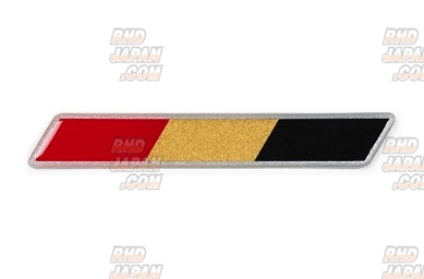 Mugen Tricolor Potting Emblem - Red / Gold / Black - RHDJapan