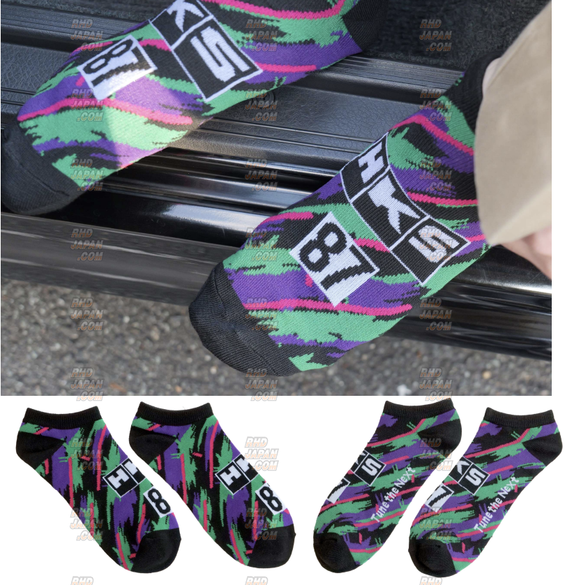 HKS Premium Goods HKS Socks Short OilColor - Medium 25~27cm - RHDJapan