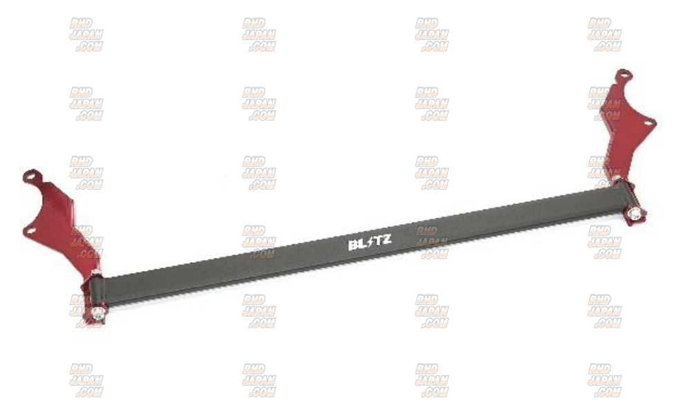 Blitz Strut Tower Bar Front Black x Red Metallic - Prius MXWH60 MXWH65 ...