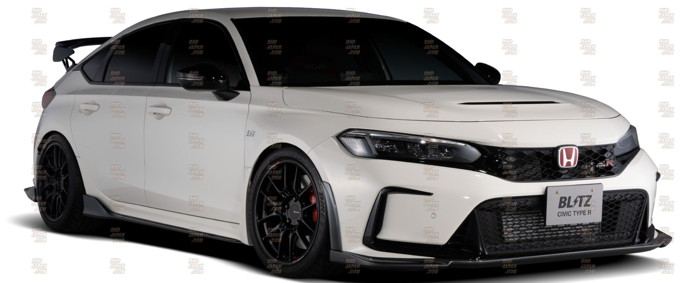 Blitz Aero Speed R-Concept Front Lip Spoiler FRP - Civic Type-R FL5 ...