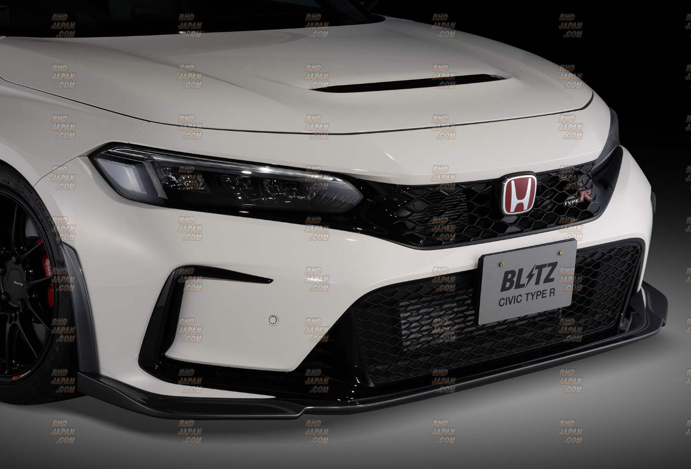Blitz Aero Speed R-Concept Front Lip Spoiler FRP - Civic Type-R FL5 ...
