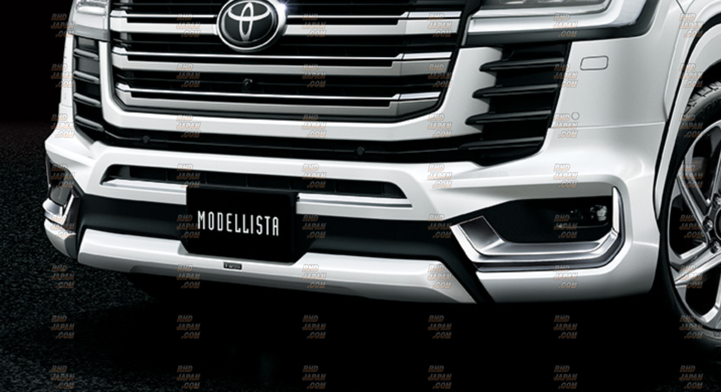 Modellista Front Spoiler Precious White Pearl - Land Cruiser 300 Series ...