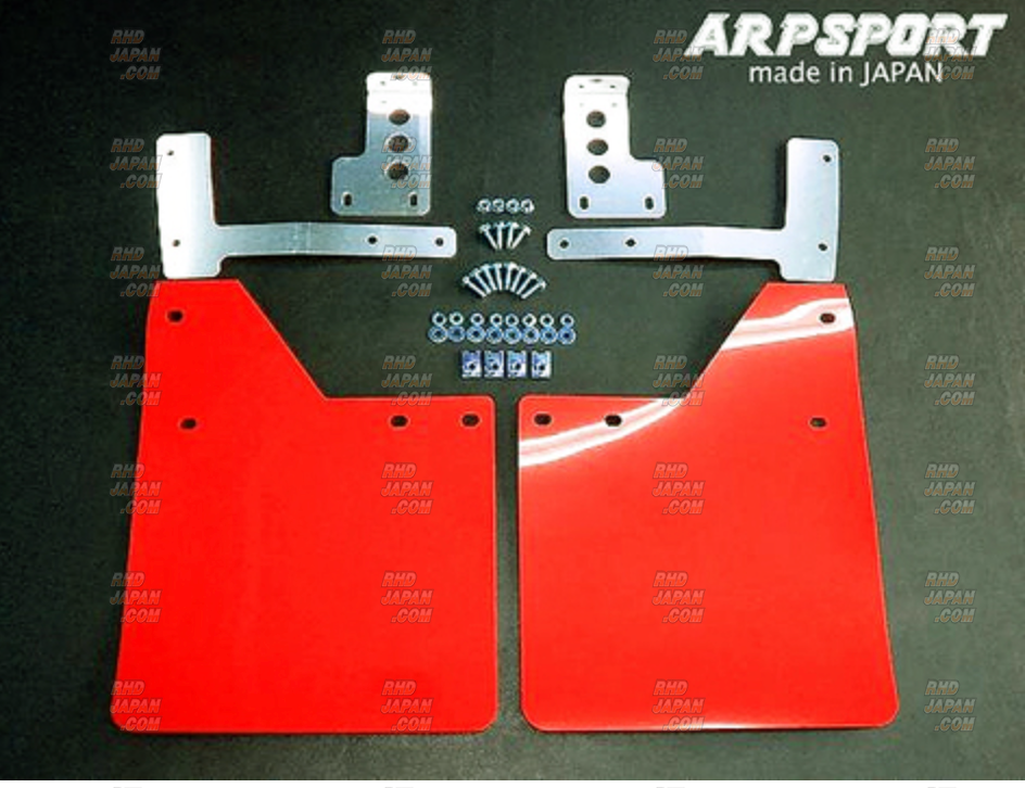 Laile ARP Sport Mud Flap Rear Red - Impreza WRX GC8 - RHDJapan