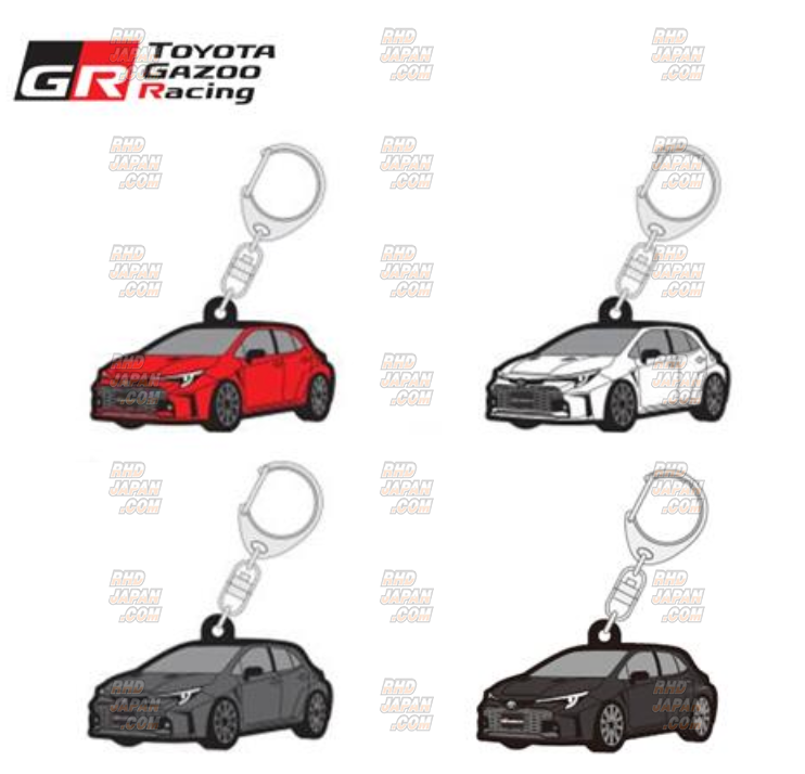 Toyota Gazoo Racing TGR Collection Rubber Key Holder GR Corolla White ...