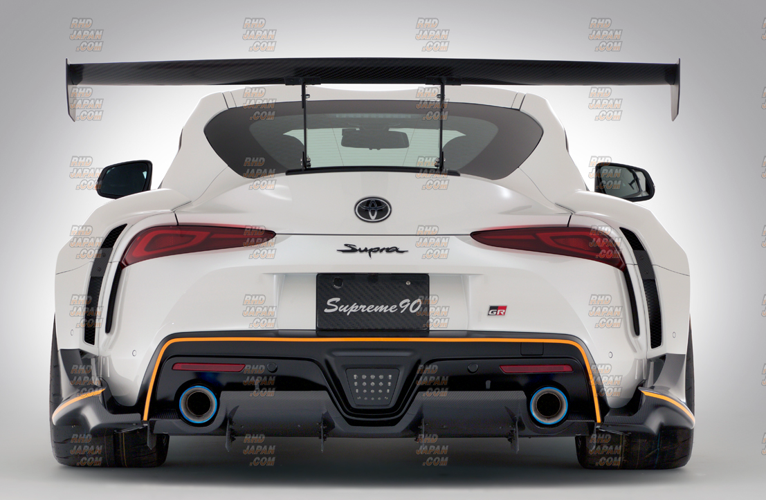Varis GT-Wing Spoiler for Street II 1800mm + Mount Bracket Carbon Fiber ...