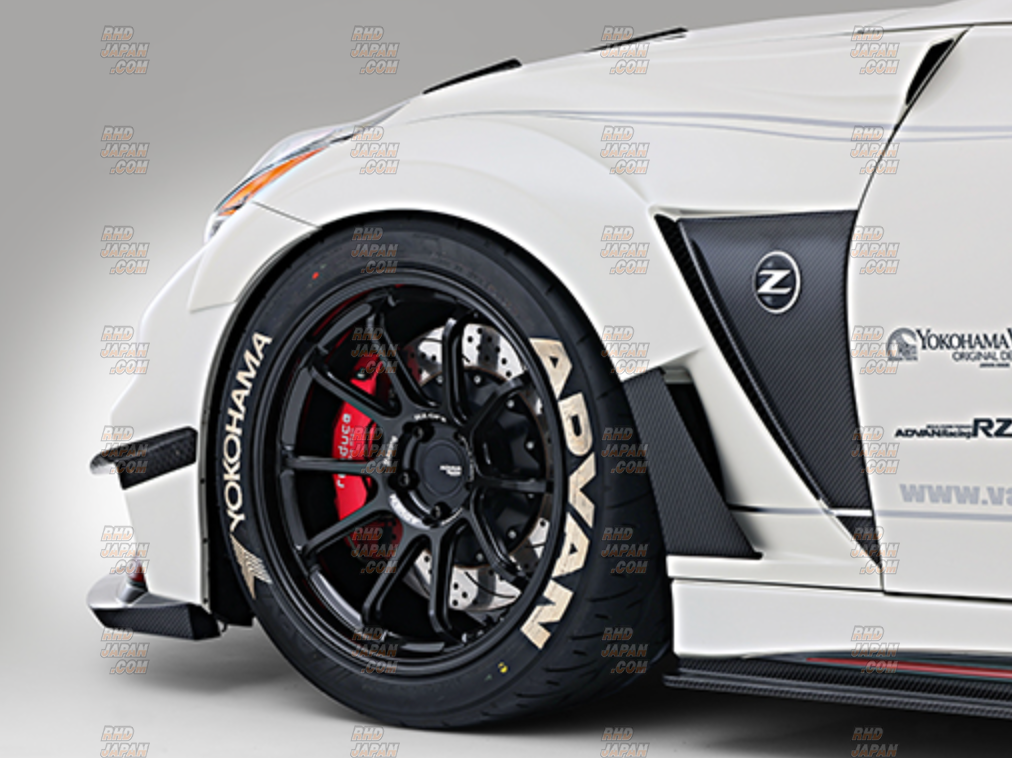 Varis Front Fender & Side Fin Panel Set 2024 Model FRP - Fairlady Z34 ...