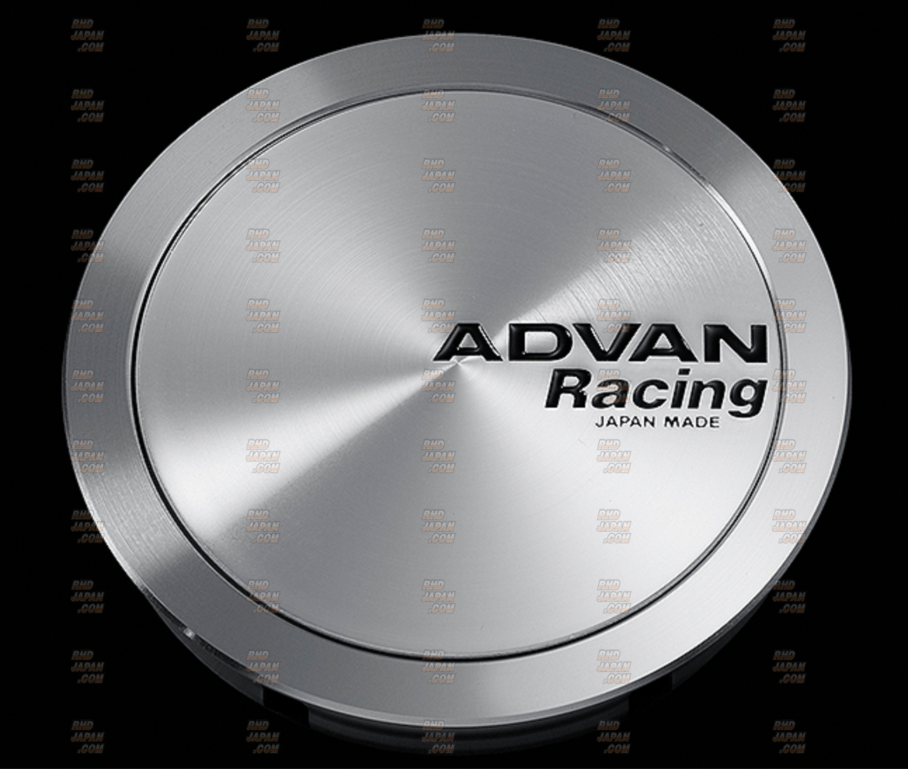 YOKOHAMA Advan Racing Center Cap Full Flat 73mm - Platinum Silver ...