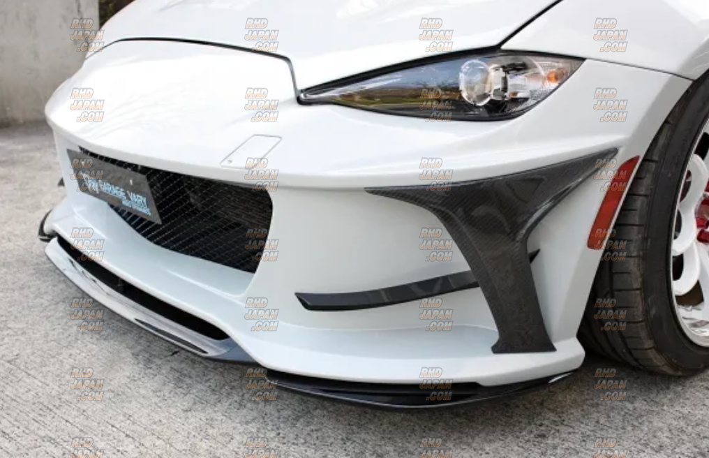 Garage Vary Winding Dancer Front Aero Bumper Canard Set FRP - Roadster ...