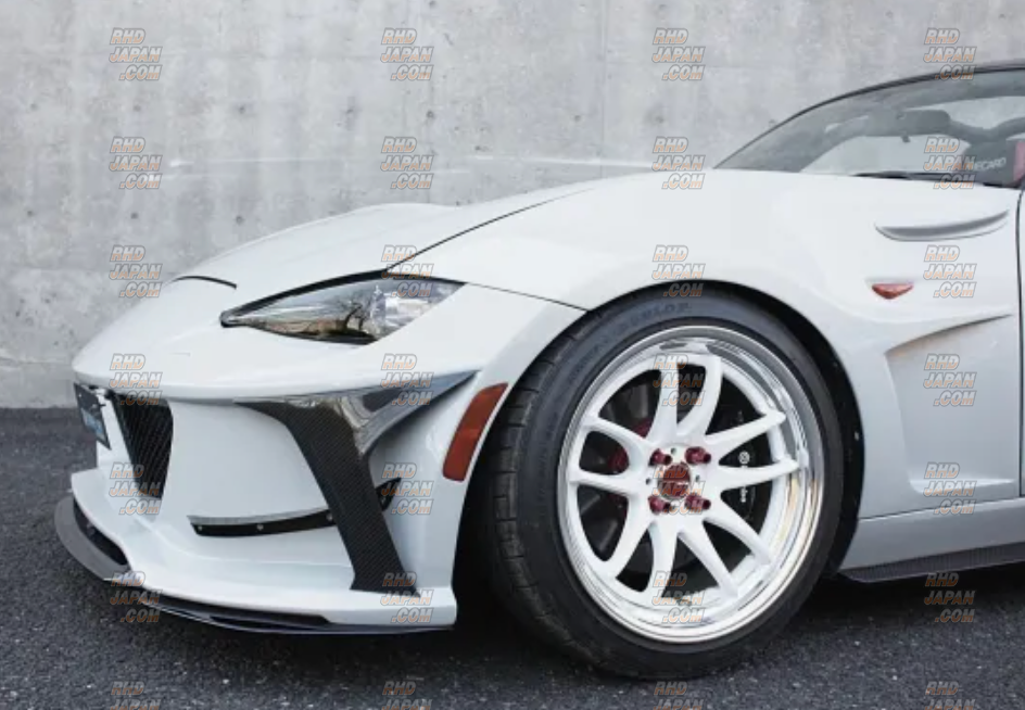 Garage Vary Winding Dancer Front Aero Bumper Canard Set FRP - Roadster ...