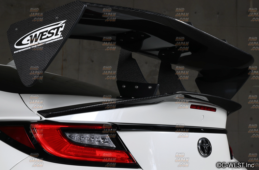 C-West GT-Wing Swan Neck Carbon Fiber - BRZ ZD8 GR86 ZN8 - RHDJapan