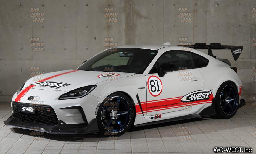 C-West GT-Wing Swan Neck Carbon Fiber - BRZ ZD8 GR86 ZN8 - RHDJapan