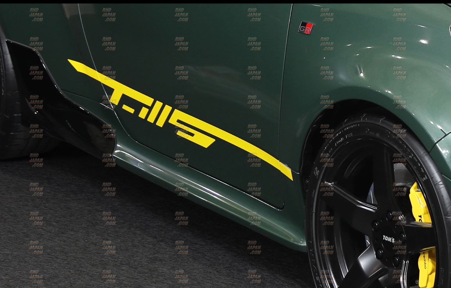 TOM'S Styling Parts Side Edge Attachment Set Unpainted - GR Yaris ...