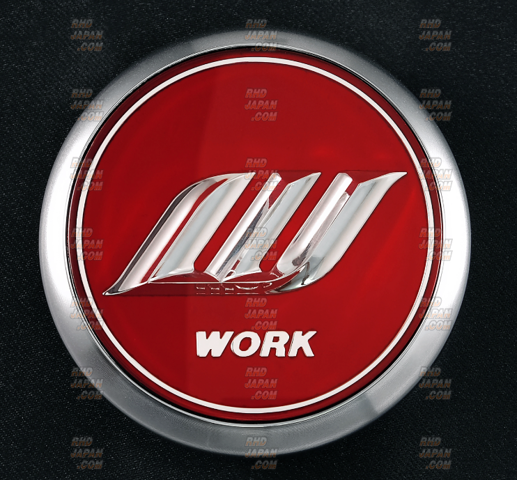Work Wheels Japan Center Cap Red - Zeast ST1 ST2 STX - RHDJapan