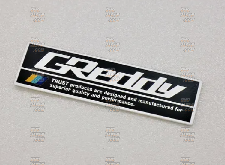 TRUST GReddy 3 Color Logo Aluminum Emblem - RHDJapan