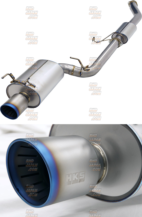 HKS Muffler Series Super Turbo Muffler Ti - Skyline GT-R BNR32 - RHDJapan