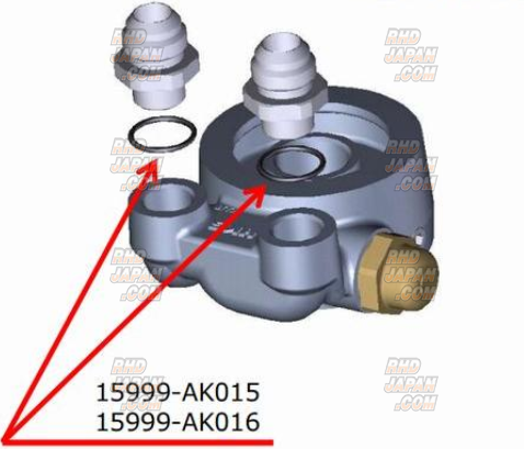 HKS Oil Cooler Parts O Ring Side Union AN12 - RHDJapan
