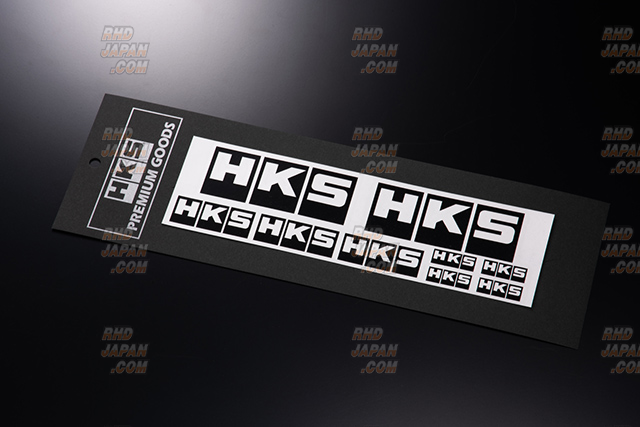 HKS Logo Sticker a la carte BLACK - RHDJapan