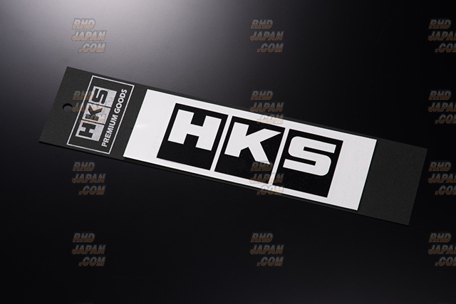 HKS Logo Sticker 135x53mm BLACK - RHDJapan