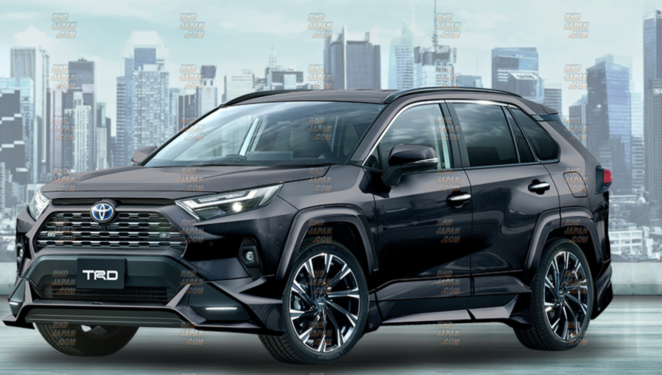 TRD Street Monster Over Fender Set Attitude Black Mica - RAV4 AXAH52 ...