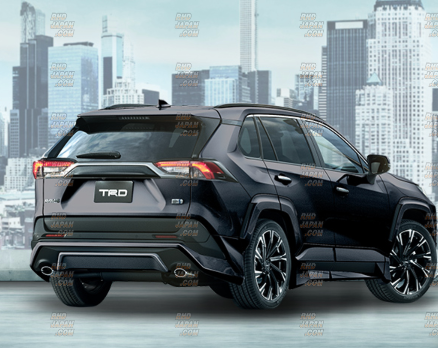 TRD Street Monster Over Fender Set Attitude Black Mica - RAV4 AXAH52 ...