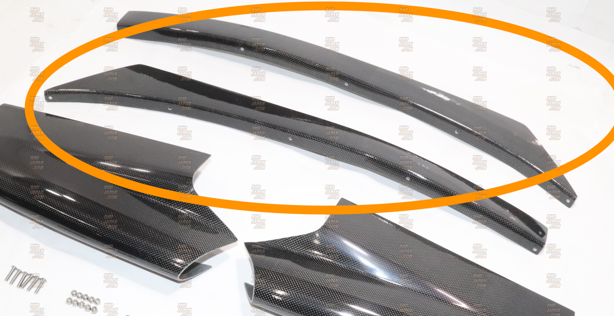 RE-Amemiya Rear Diffuser PRO Wet Carbon Bowtech Generator Repair Parts ...