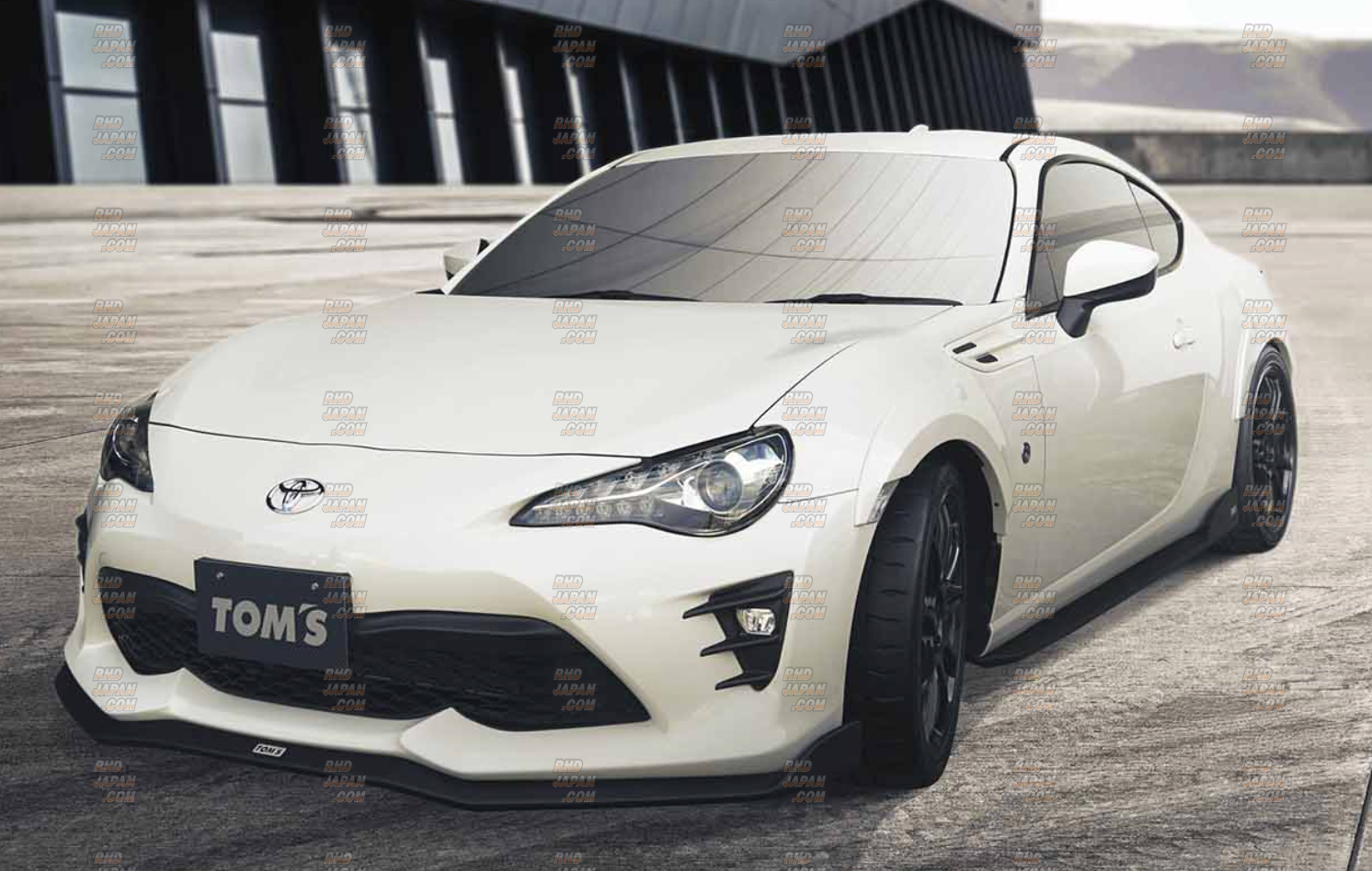 TOM'S Styling Parts Front Diffuser Sport Flat Black - 86 ZN6 Kouki ...