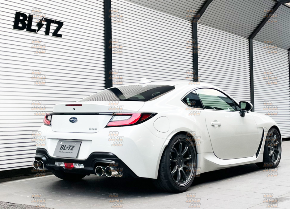Blitz Nur-Spec Custom Edition Quad GR Muffler Exhaust System VS ...