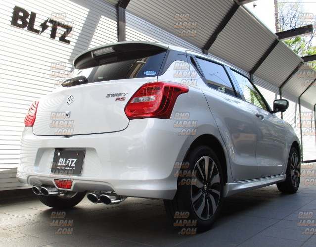 Blitz Nur-Spec VS Quad Muffler Exhaust System - Swift ZC13S - RHDJapan