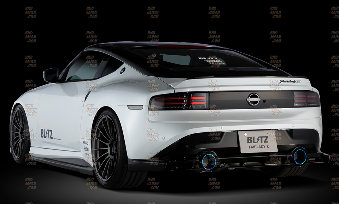 Blitz Nur-Spec F-Ti Titanium Muffler Exhaust System - Fairlady Z RZ34 ...