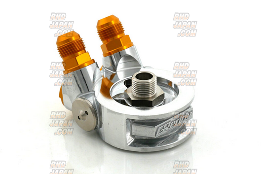Trust GReddy Engine Oil Block STD Assy - 3/4x16UNF AN10 - RHDJapan
