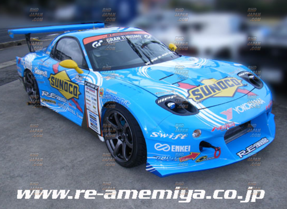 RE-Amemiya D1 Wide Body Kit Model-GP Carbon Fiber - RX-7 FD3S - RHDJapan