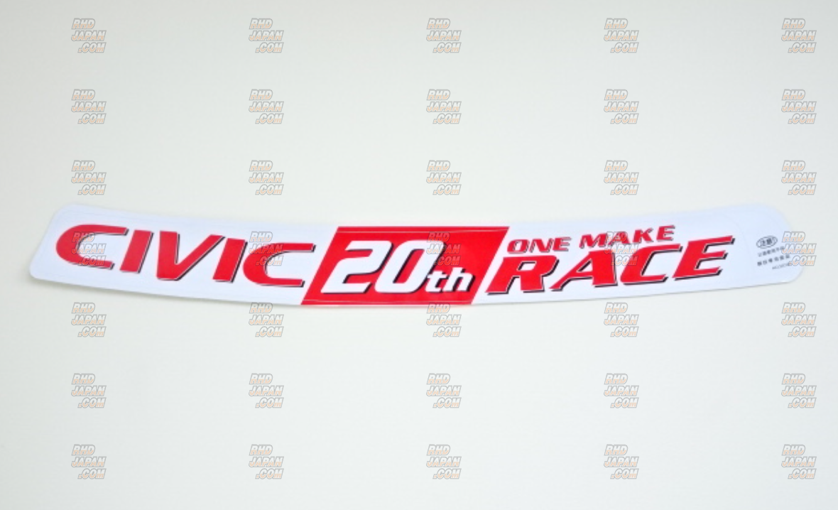 Zero Fighter Auto Custom Civic One Make Race 20th Anniversary Window ...