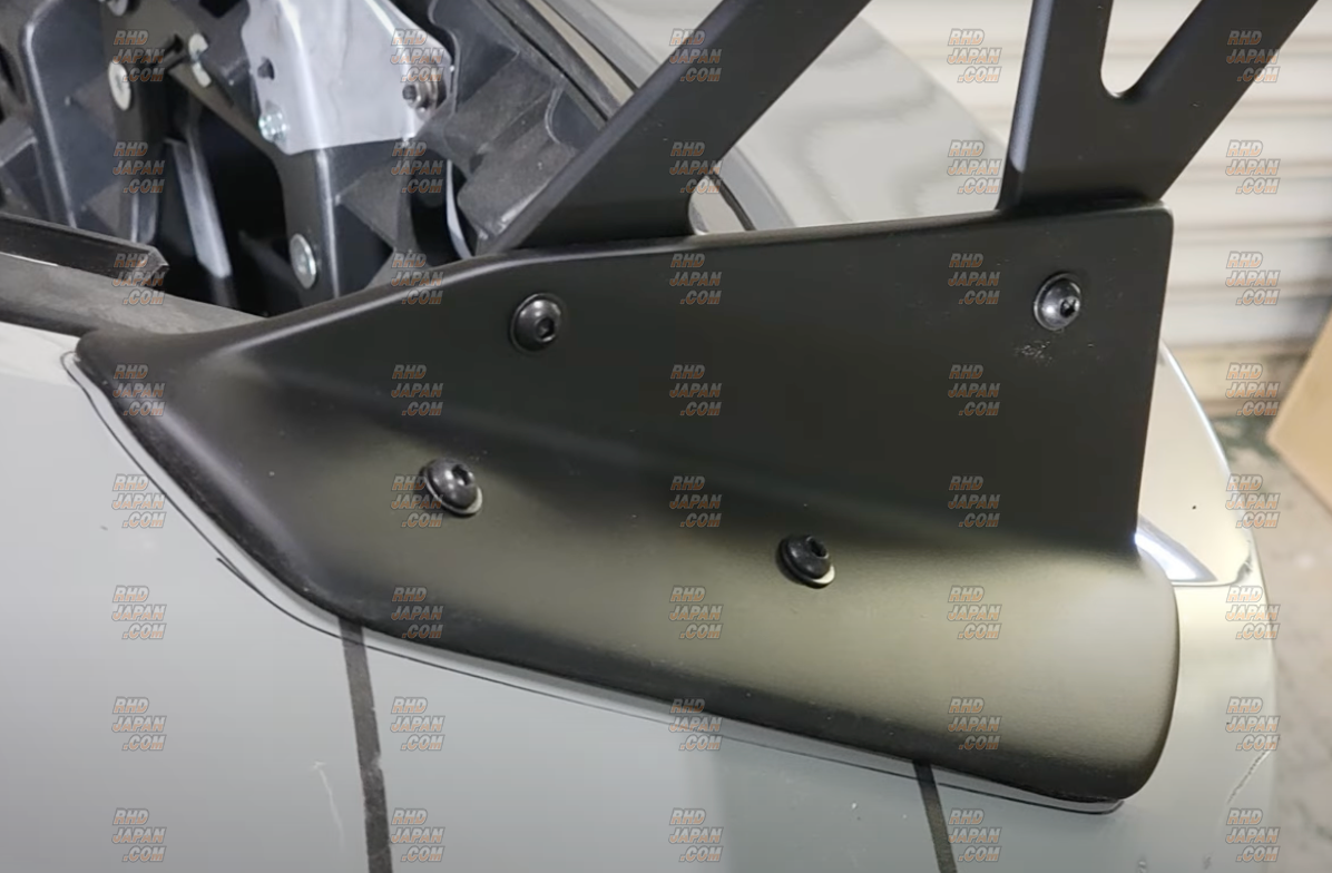 Voltex GT Wing Type 2 Wet Carbon Fiber 1600mm End Plate B - Civic Type ...